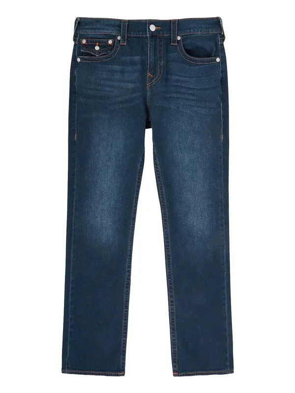 True Religion Ricky Straight-leg Jeans - Dark Blue