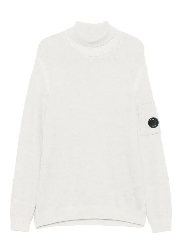 C.P. COMPANY Turtleneck Sweater - Neutrals