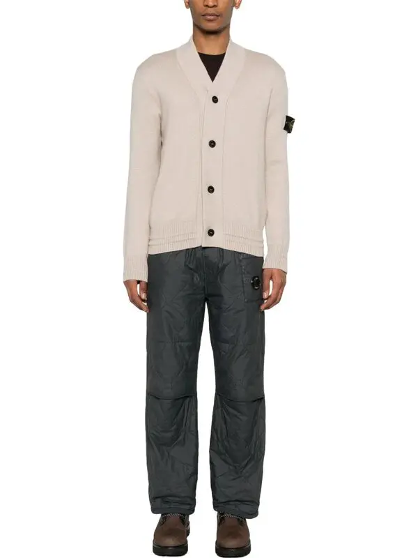 Stone Island Compass-badge Cardigan - Neutrals