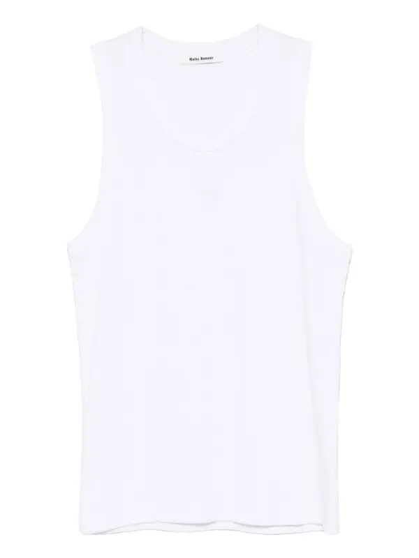 WALES BONNER Record Tank Top - White