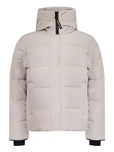 Canada Goose Macmillan Funnel-neck Twill-down Parka Jacket - Limestone