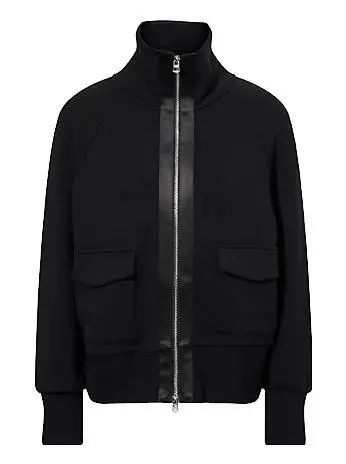 Varley Roxbury Sateen-trimmed Jacket - Black