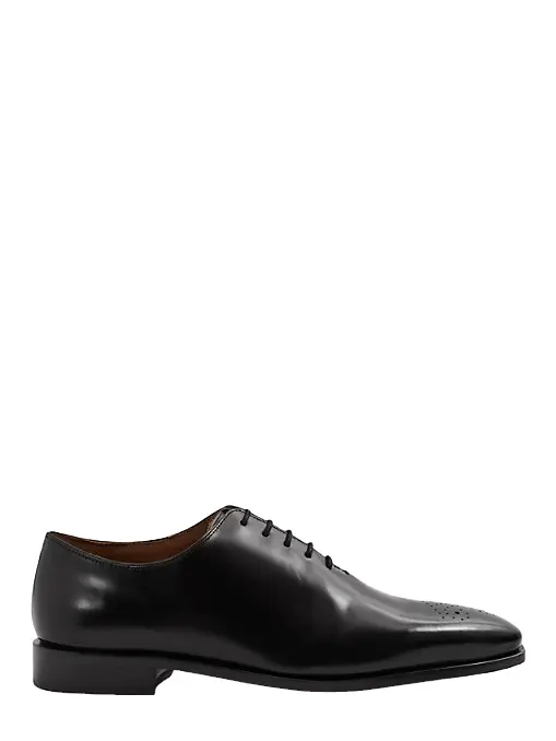 REISS Lace-up Leather Shoes - Black