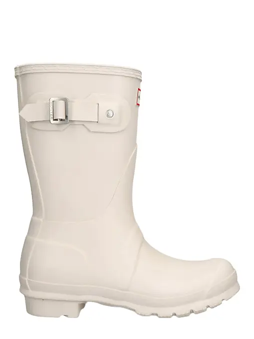 Hunter Original Short Rubber Wellington Boots - Bone