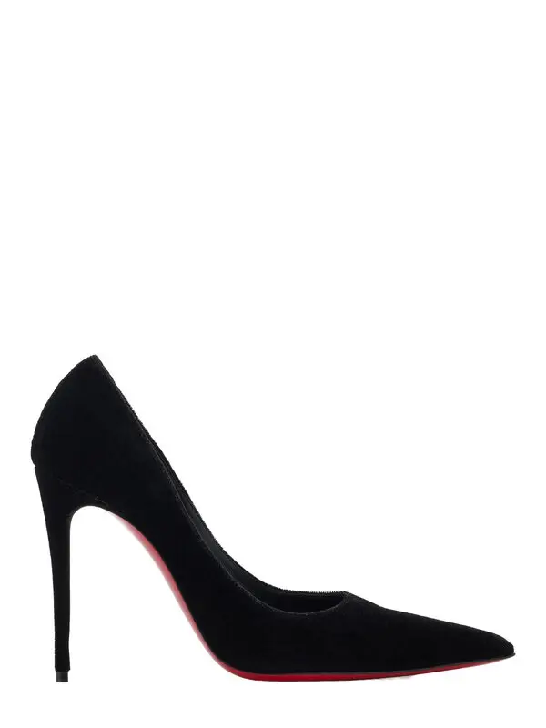 CHRISTIAN LOUBOUTIN Kate Max 100mm Veau Velours Pumps - Black