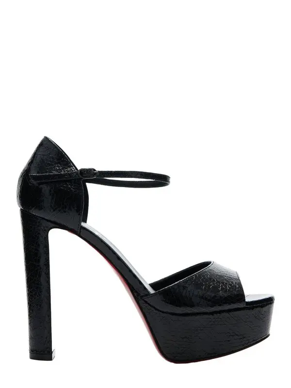 CHRISTIAN LOUBOUTIN Sandaloo 130mm Platform Sandals - Black