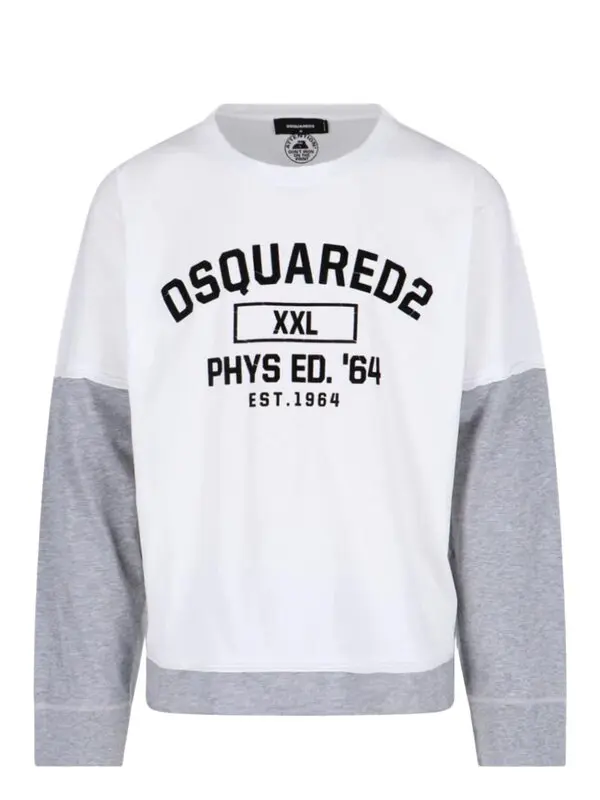 Dsquared2 Layered Long Sleeve T-shirt - White