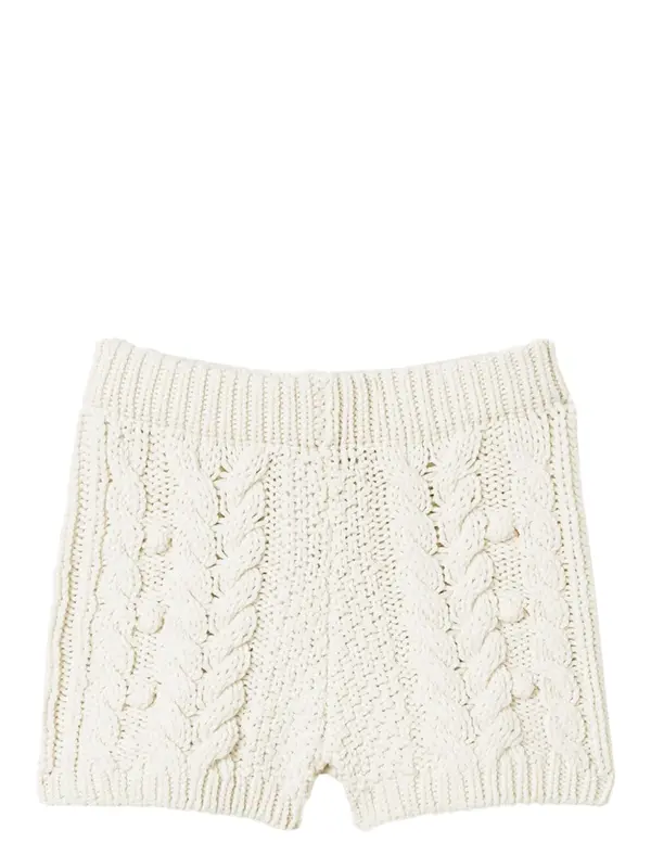 TWINSET Wool Shorts - White