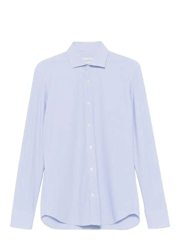 TINTORIA MATTEI 954 Striped Shirt - Blue