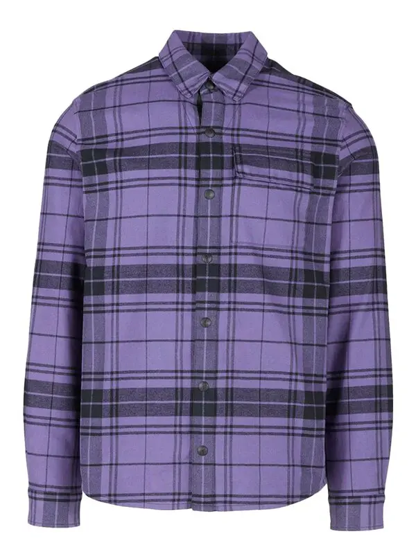 Aztech Mountain Checked Shirt - Purple
