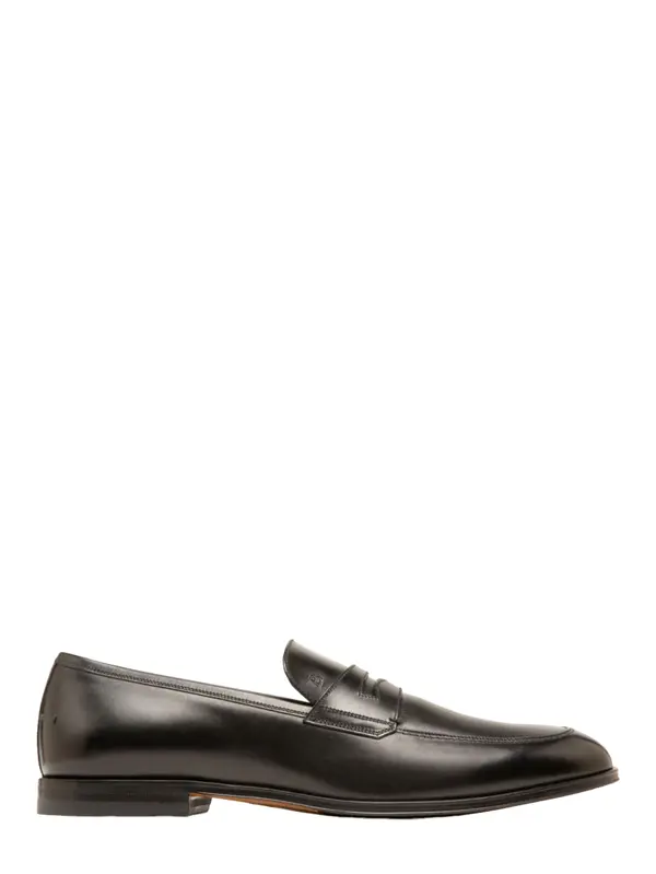 Bally Webb Leather Penny Loafers - Black