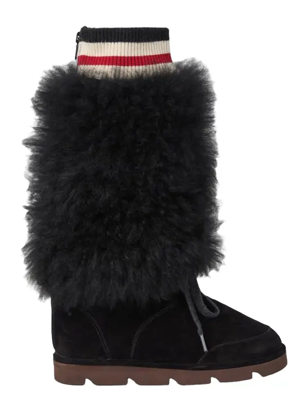 Brunello Cucinelli Panelled Mid-calf Boots - Black