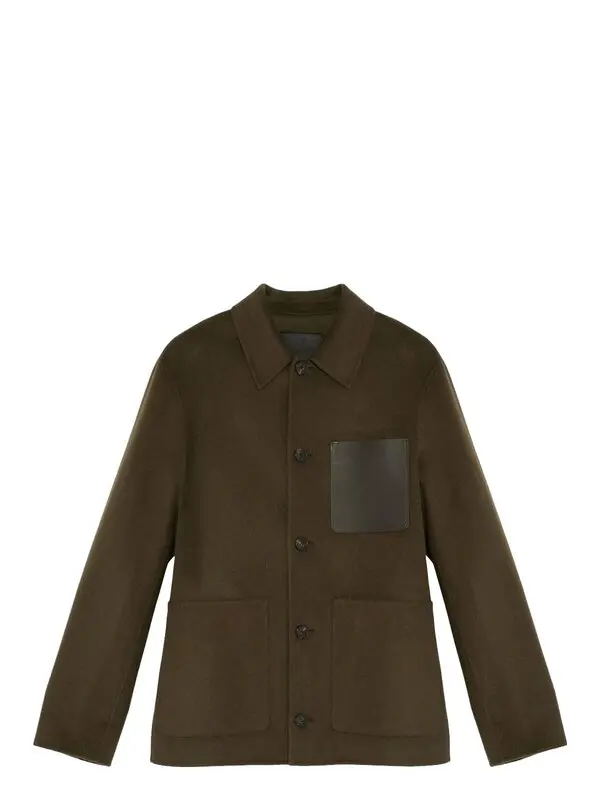 YVES SALOMON Chest-pocket Shirt Jacket - Green