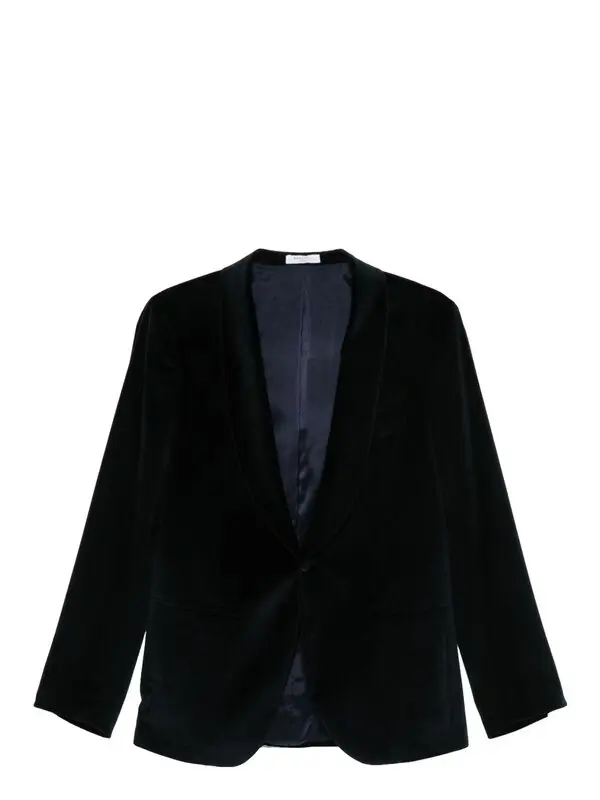 Boglioli Velvet Blazer - Blue