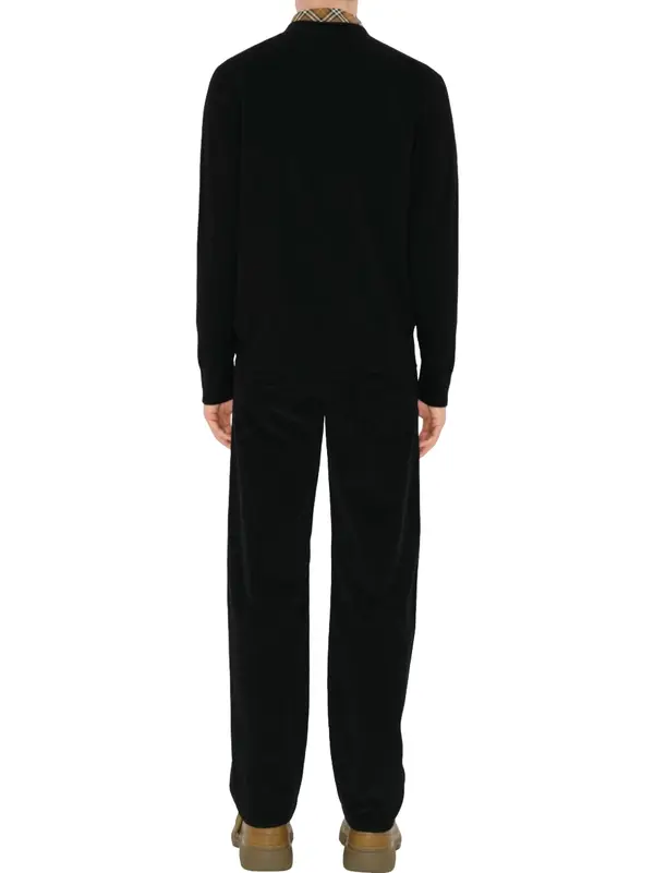 Burberry Button-up Cardigan - Black