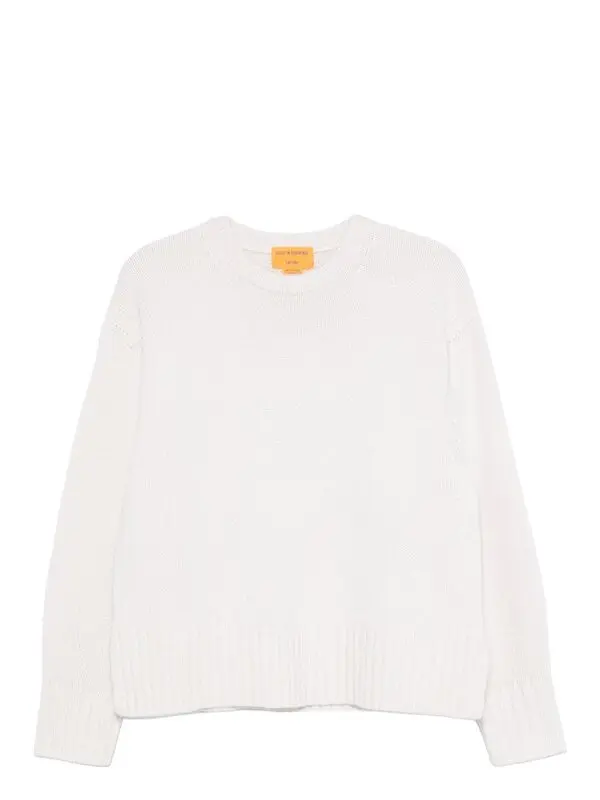 Guest In Residence Knitted Cashmere Sweater - White
