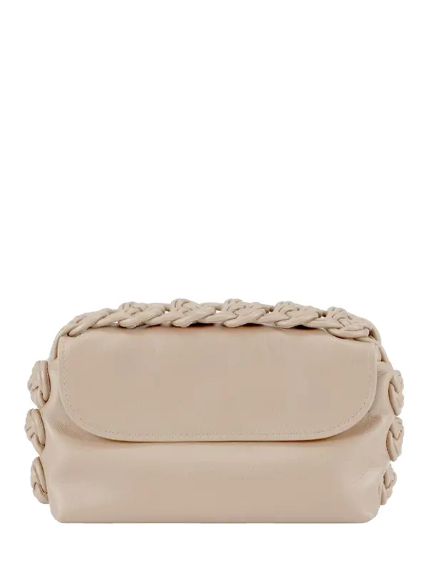 Shanghai Tang Rose Knot Clutch - Neutrals