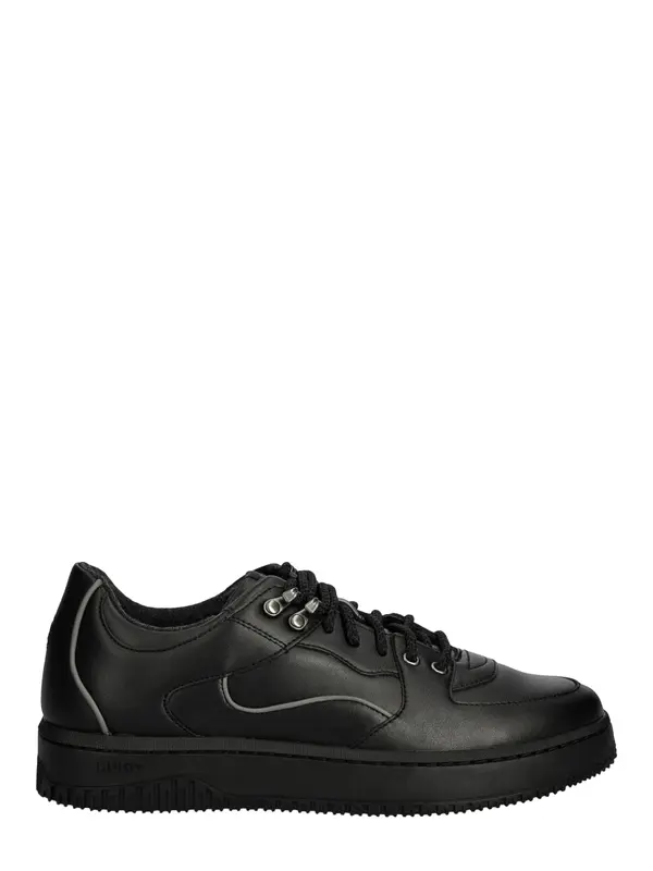 Hugo Faux-leather Sneakers - Black