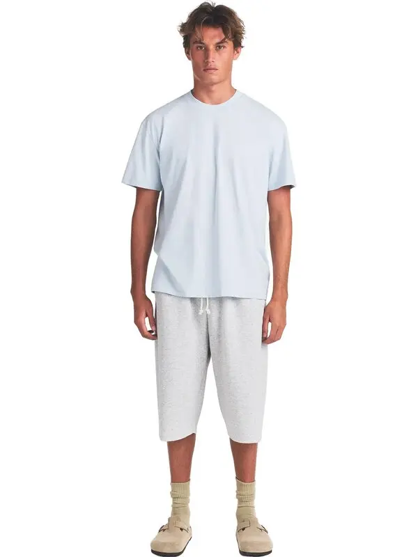 SKIMS Relaxed T Shirt | Black | | Heavyweight Cotton - Atmosphere