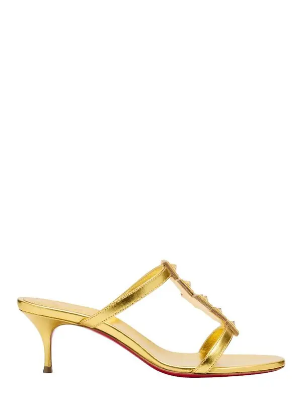 CHRISTIAN LOUBOUTIN Diwalina Spike Sandals - Gold