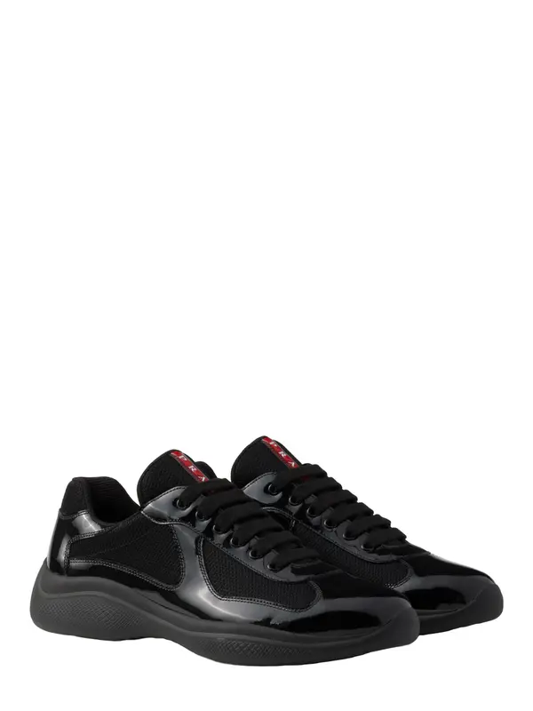 Prada America's Cup Sneakers - Black