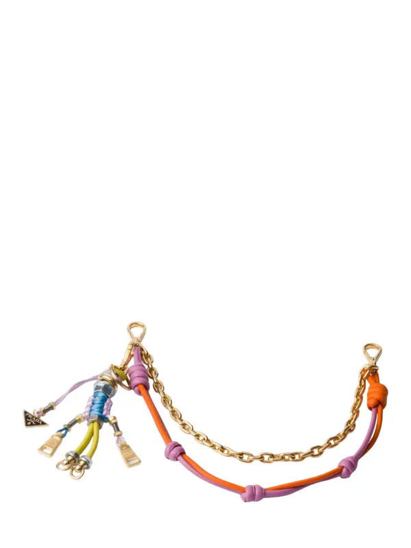 Prada Robot Bag Charm - Cedar/primrose
