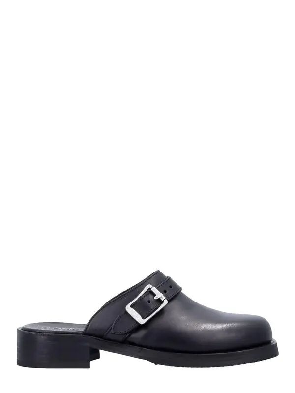 Our Legacy Buckled Clogs - Black