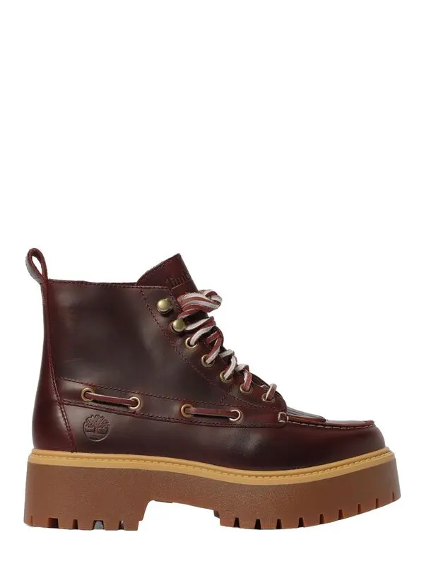 Timberland Lace-up Boots - Burgundy