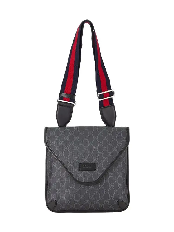 Gucci Original Gg Supreme Messenger Bag - Black