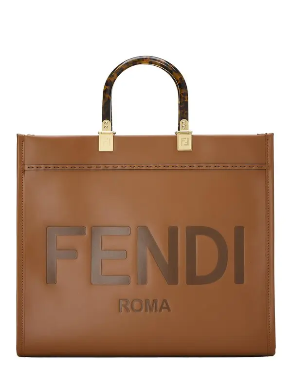 Fendi Sunshine Shopper - Brown
