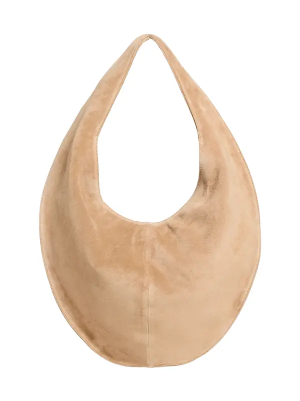MAEDEN Market Hobo Bag - Suede Almond
