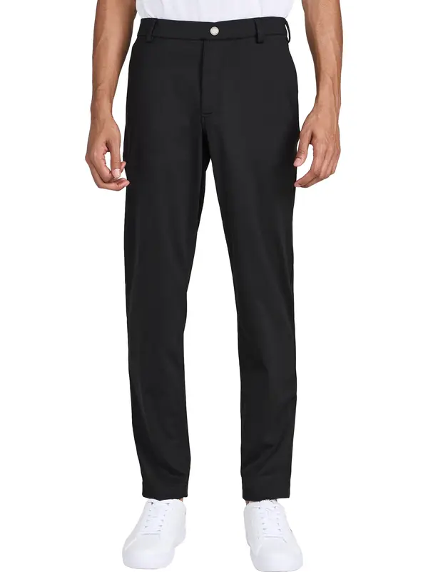 REDVANLY Bradley Pull On Trousers - Tuxedo