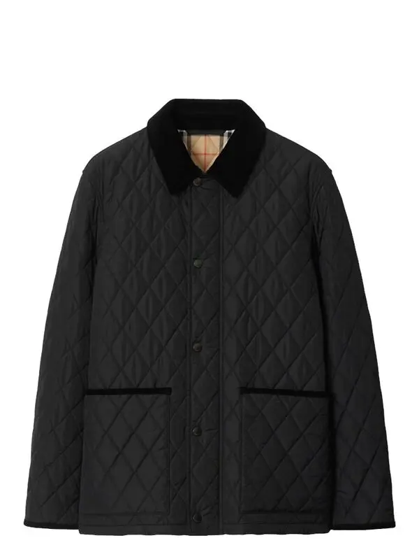 Burberry Quilted Nylon Barn Jacket - Black