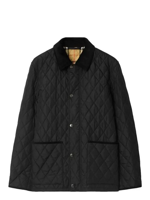 Burberry Quilted Nylon Barn Jacket - Black