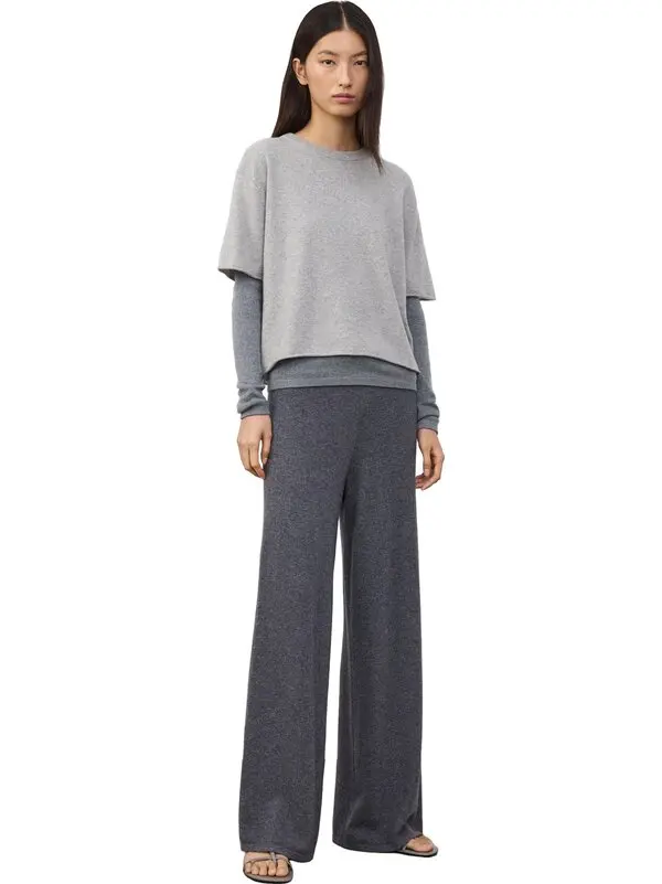 LISA YANG The Cila T-shirt - Dove Grey