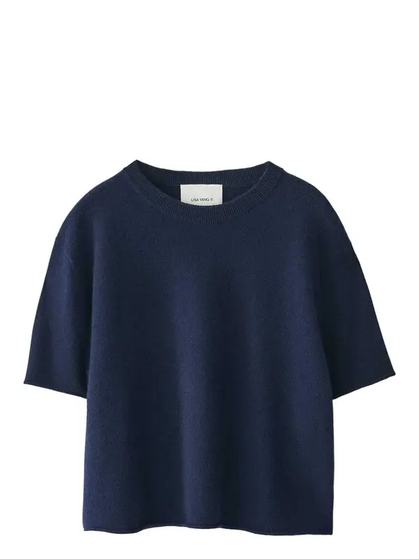 LISA YANG STORE The Cila T-shirt - Navy