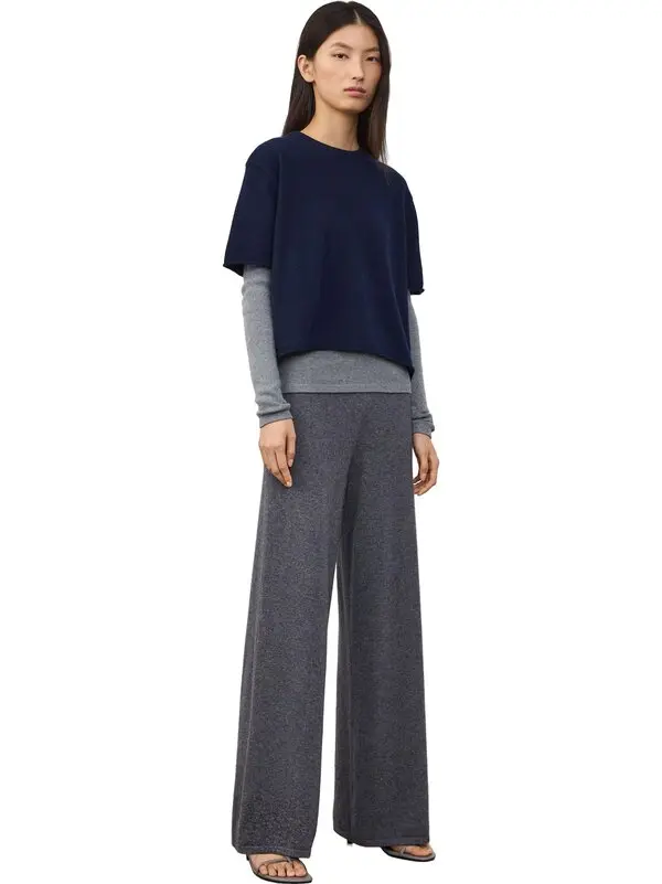 LISA YANG The Cila T-shirt - Navy
