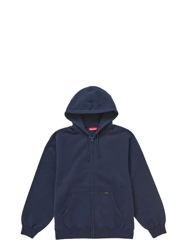 Supreme Work Zip Up Hooded Sweatshirt - Navy Blue