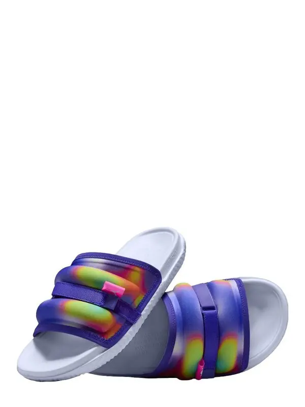 JORDAN Super Play Dongdan Slides - Indigo Burst/palest Purple/hyper Pink