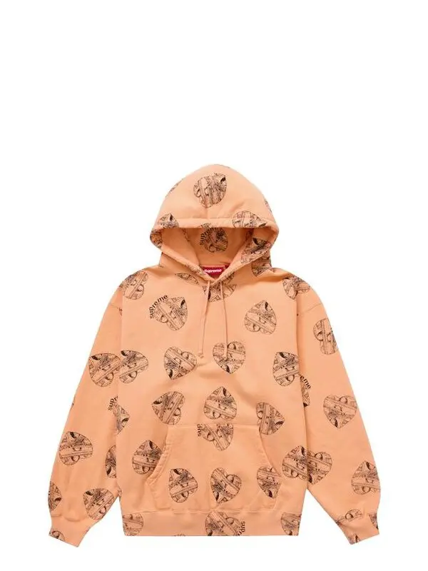 Supreme Love Cash Hooded Sweatshirt - Peach