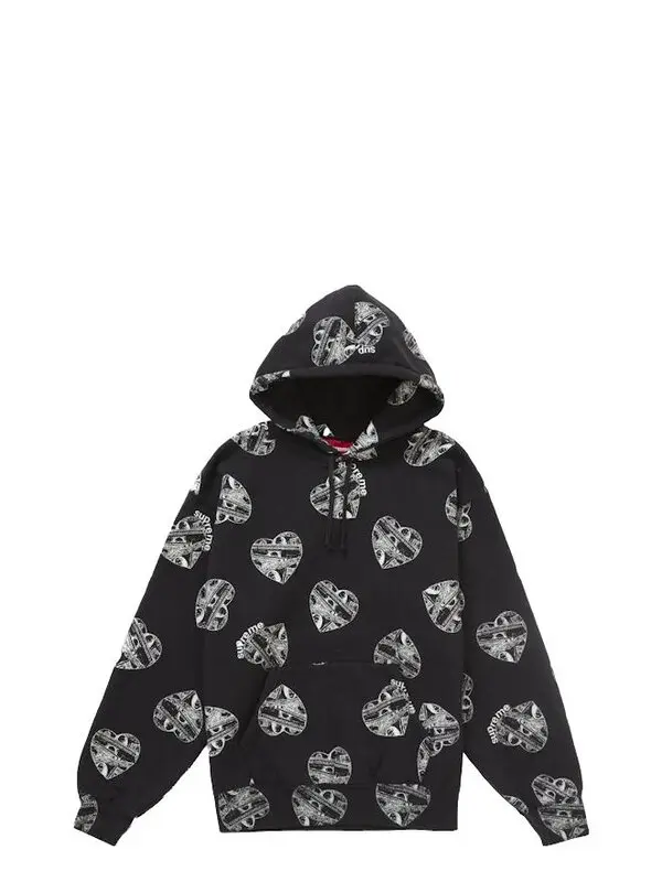 Supreme Love Cash Hooded Sweatshirt - Black