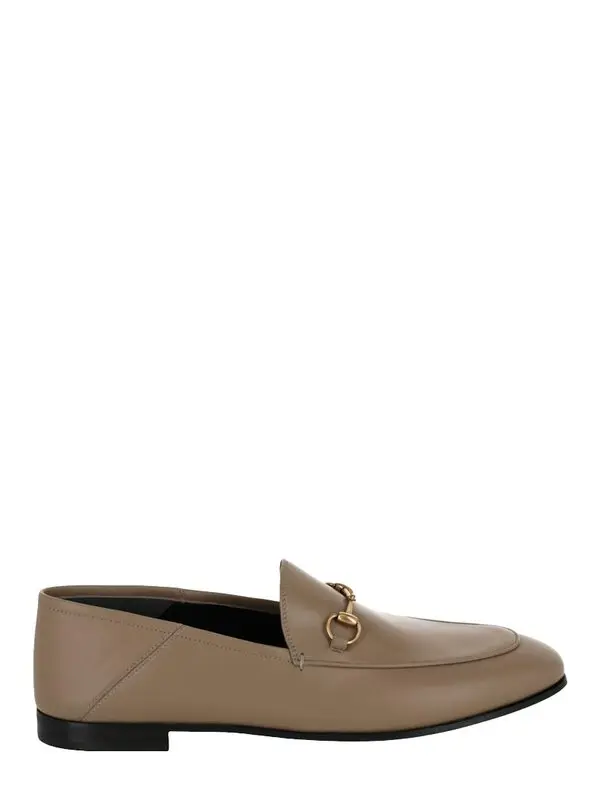 Gucci Horsebit Slip-on Loafer - Mud/black