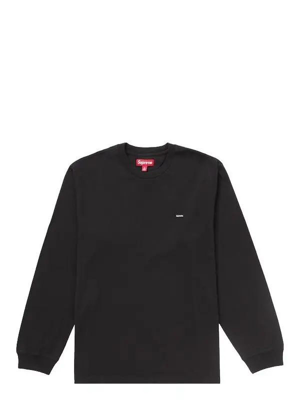 Supreme Small Box Long Sleeve Tee Shirt - Black