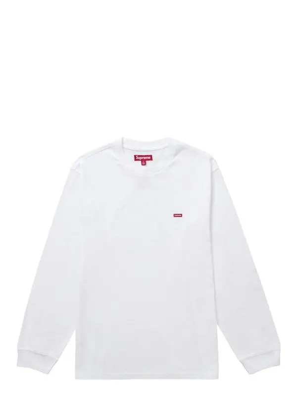 Supreme Small Box Long Sleeve Tee Shirt - White