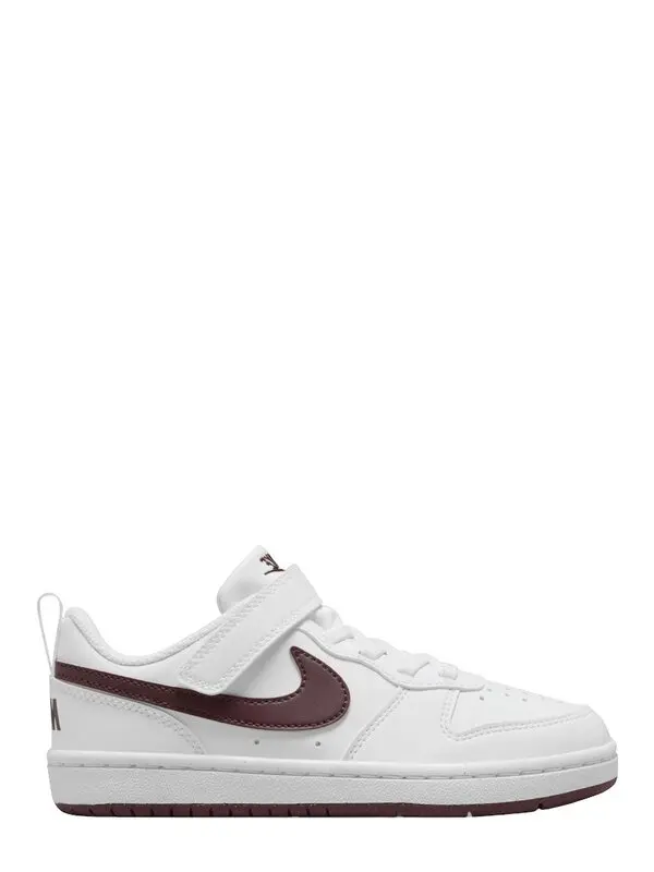 Nike Court Borough Low Recraftin Sneakers - White/burgundy Crush