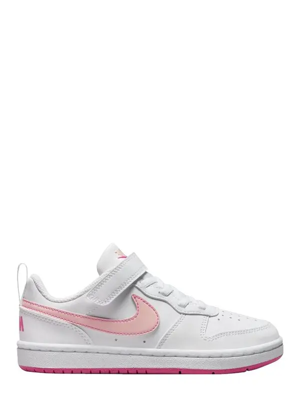 Nike Court Borough Low Recraft Sneakers - White/pinksicle/arctic Orange