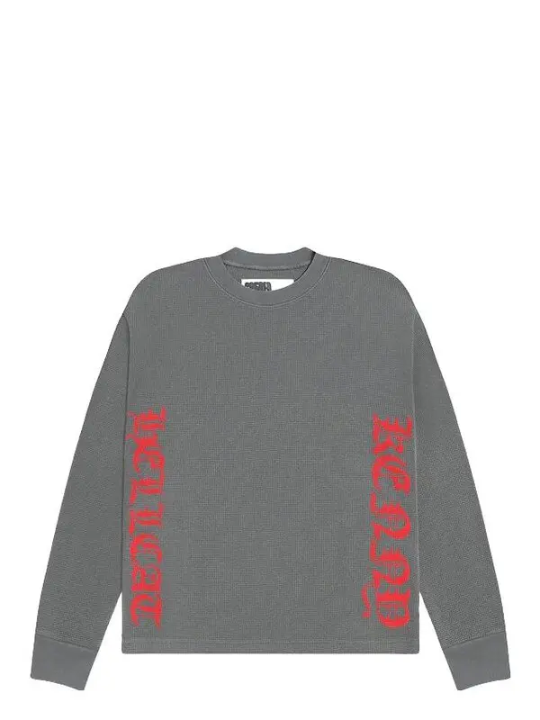 SP5DER Hellcat Kenny Thermal Long Sleeve Shirt - Grey
