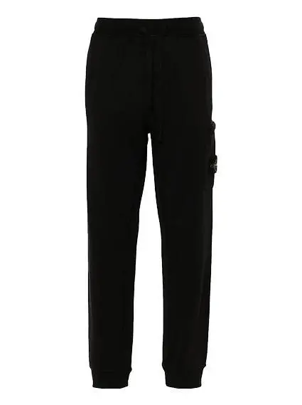 Stone Island Felpa Fleece Joggers - Black