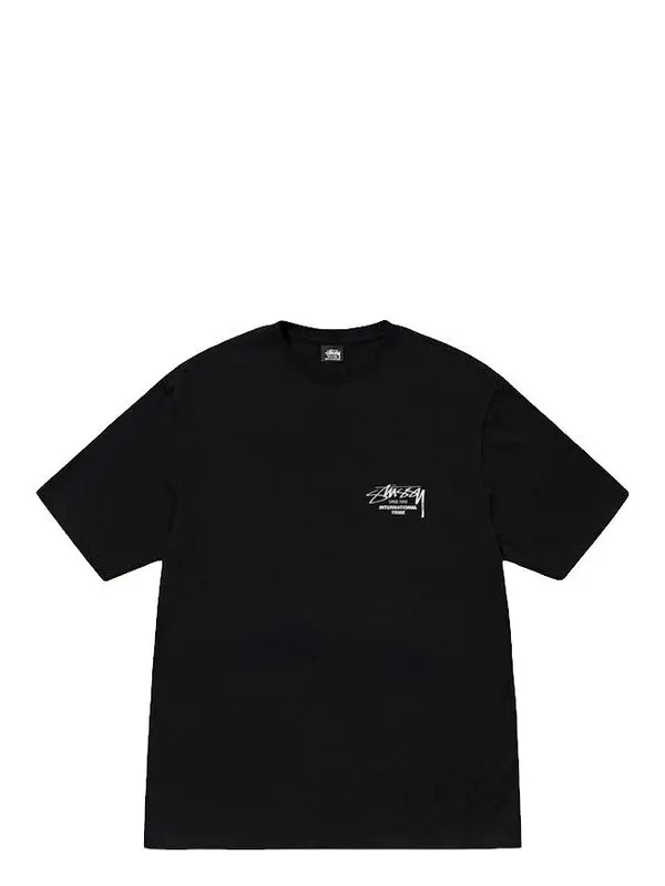 StÜssy Beat Sounds Pigment Dyed Tee Shirt - Black