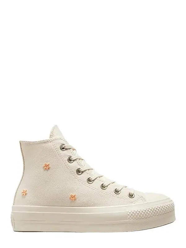 CONVERSE Chuck Taylor All Star Lift Platform High-top Sneakers - Natural Ivory/royal Pulse